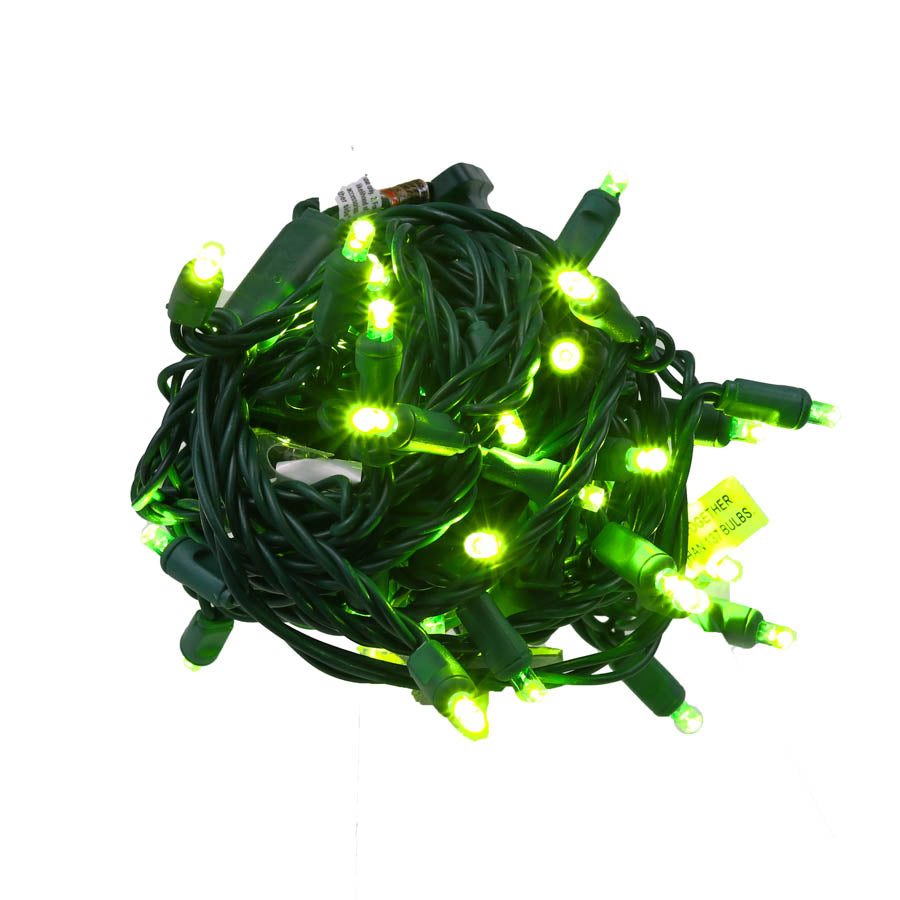 50L Green mini lights 6” Spacing (Ball) – BRIGHT LIGHTS UTAH