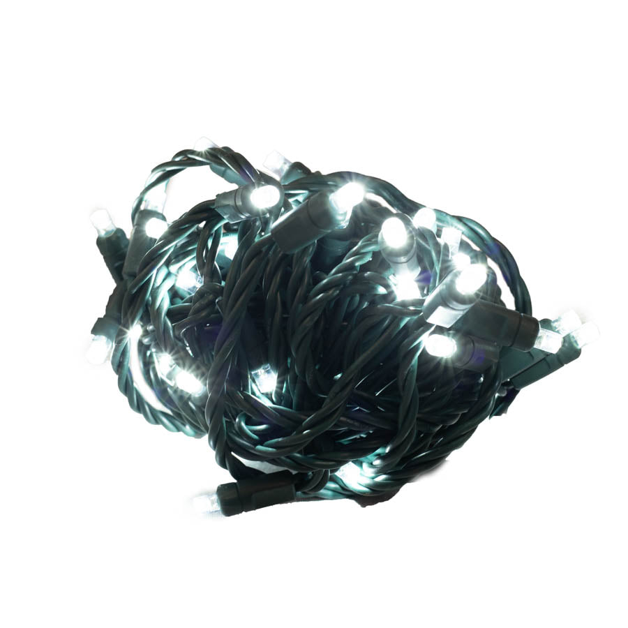 50L 6" Spacing Concave (CURVED IN) Pure White #2 LED Mini Light (Ball ...